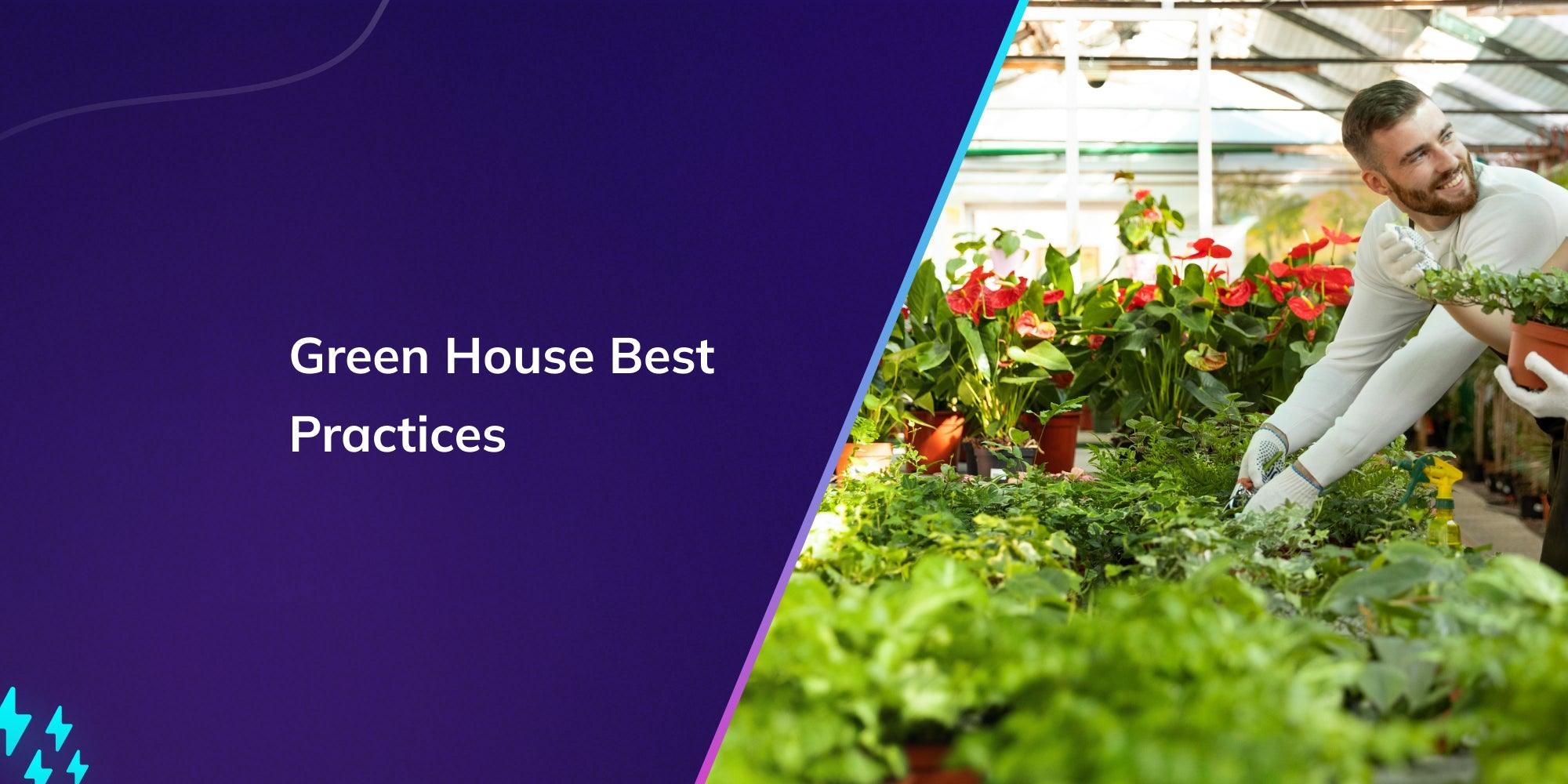 Greenhouse Best Practices – tempCube Greenhouse Best Practices – tempCube