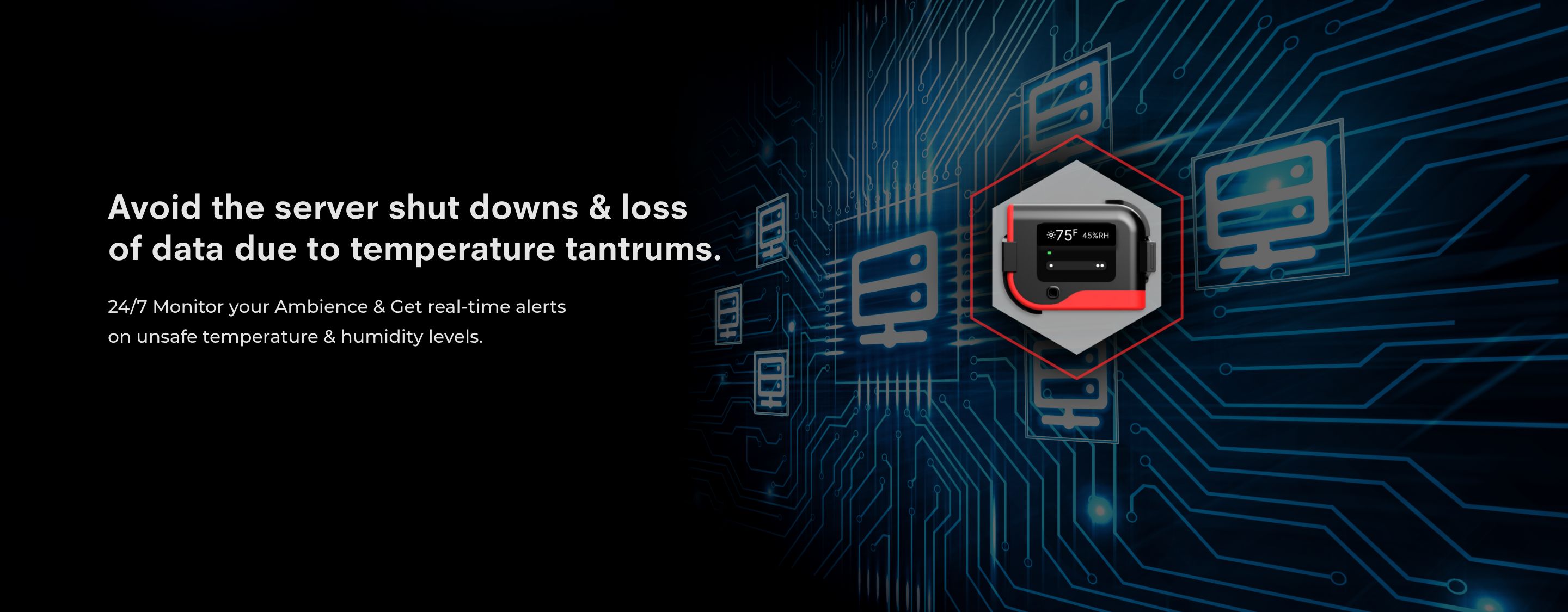 Best Server Room / Data Center Temperature & Humidity Sensor – tempCube