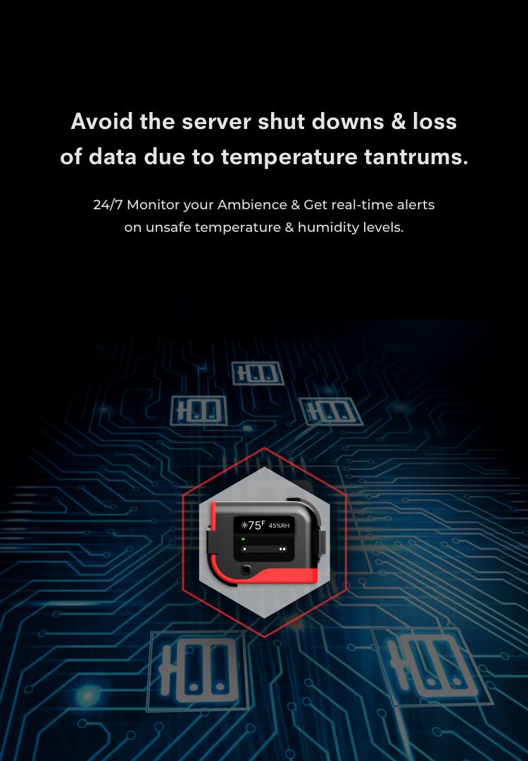 Best Server Room / Data Center Temperature & Humidity Sensor – tempCube